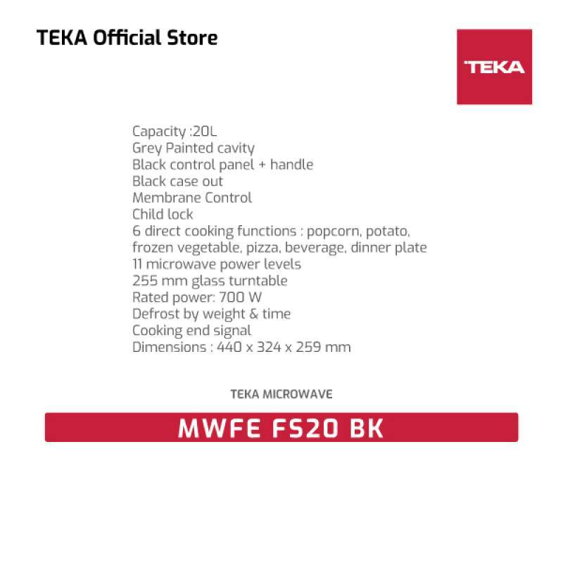 Jual Teka Freestanding Oven Fso 424 Paket Freestanding Microwave Mwfe ...