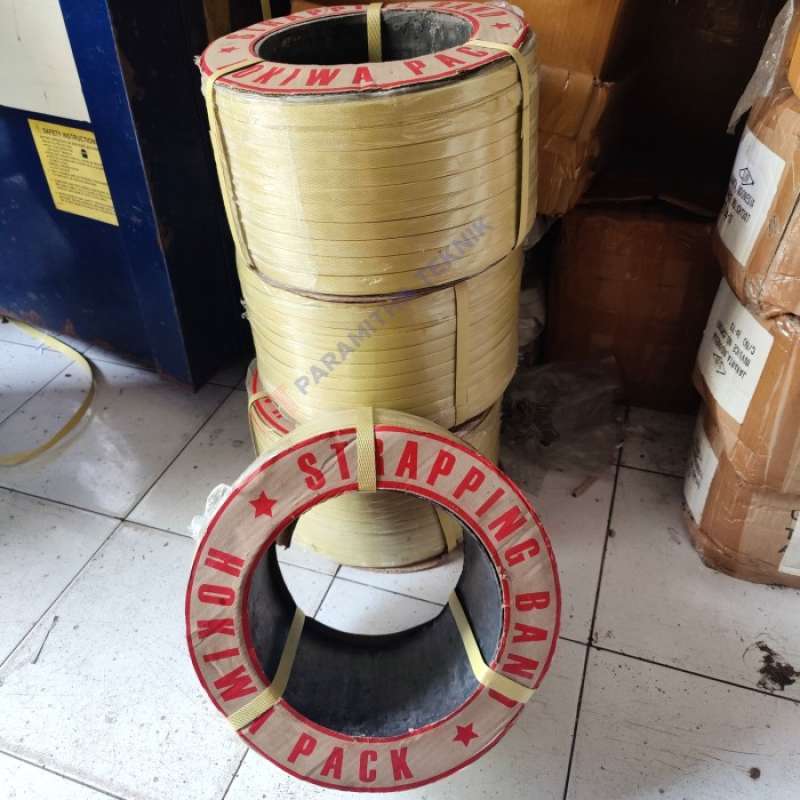 Promo Tali Strapping Band 15 Mm Pvc 5/8 / Straping Klem Packing Plastik ...