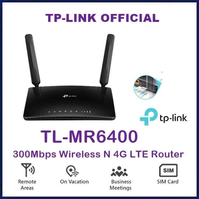 Promo TPLink TL-MR6400 Wireless N 4G LTE Router WiFi Modem MiFi TP-Link ...