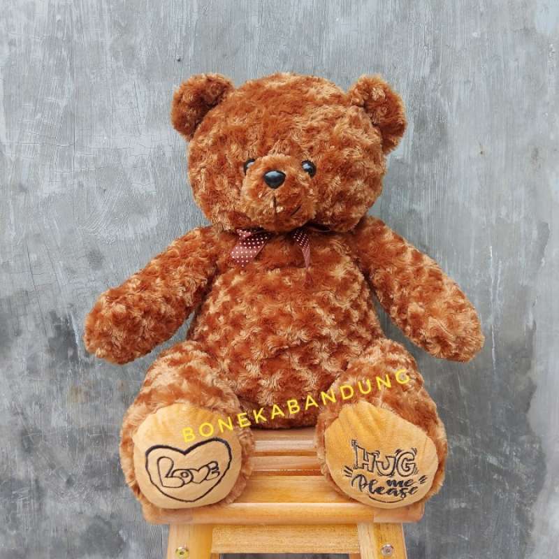 Promo Boneka Beruang Teddy Bear Hug Me Premium - Krem S - Coklat Xl ...