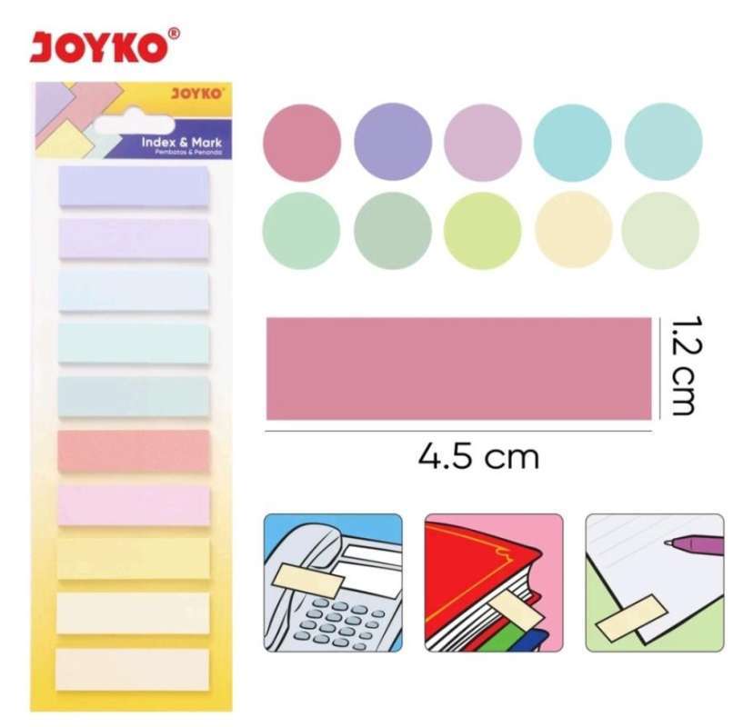 Jual Index Mark Penanda Pembatas Joyko Im-65 Kertas Di Seller Dua Satu ...