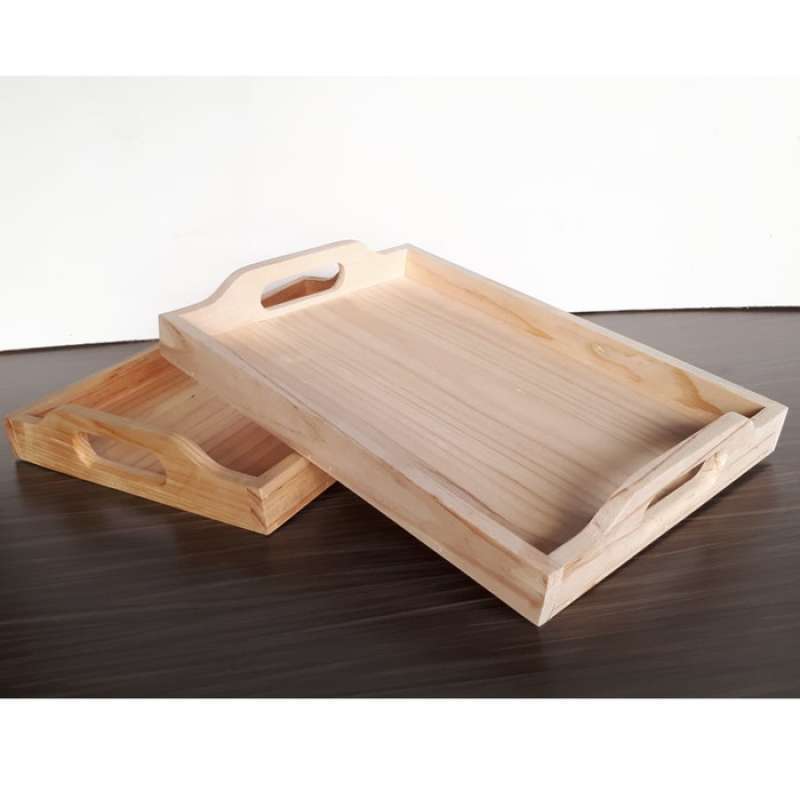Promo Nampan / Tray / Baki Kayu Pinus Diskon 23% Di Seller Anabel ...