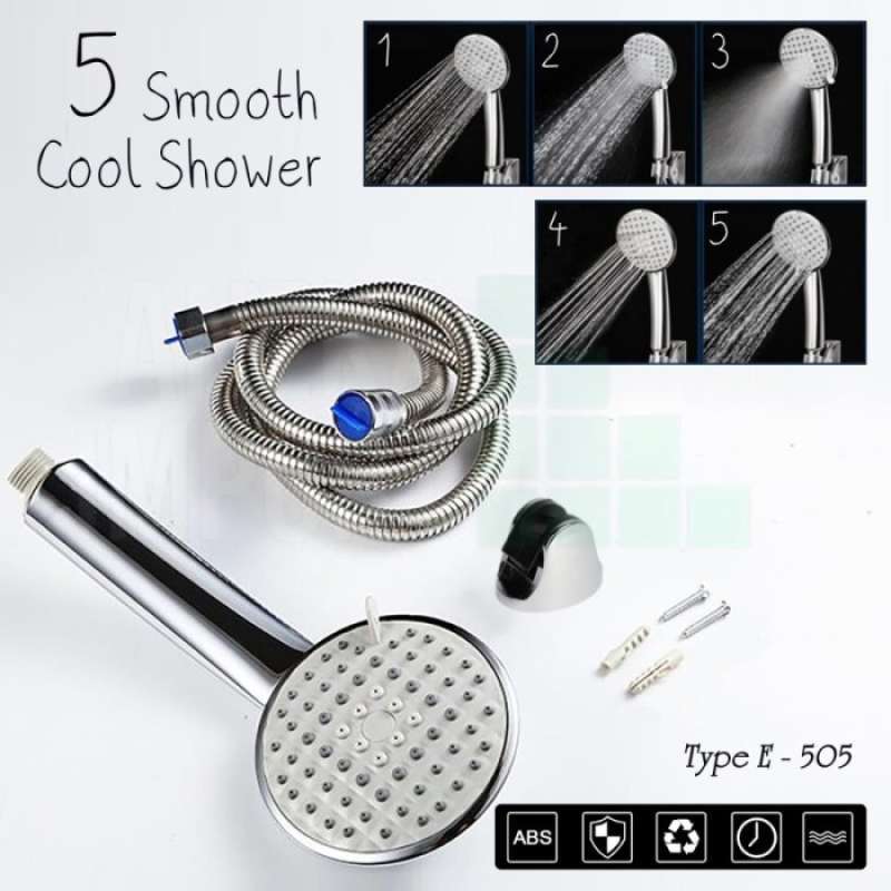 Promo HAND SHOWER SET 5 FUNGSI DESIGN GERMAN TYPE E 505 Diskon 50% di ...