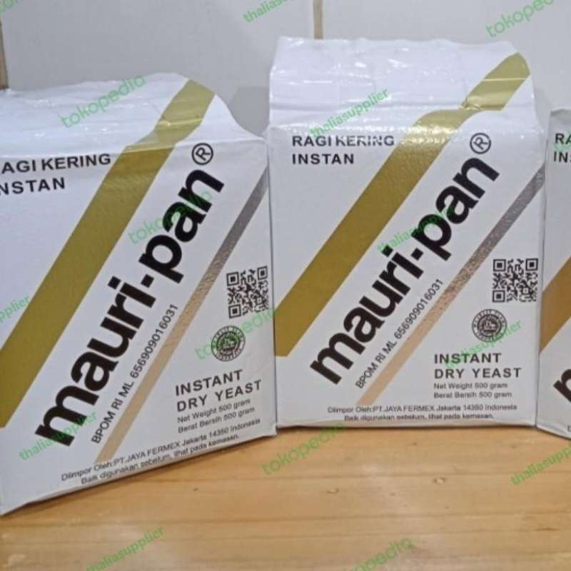 Jual MAURIPAN RAGI KERING INSTANT 500GR, RAGI MAKANAN/ROTI DLL di ...