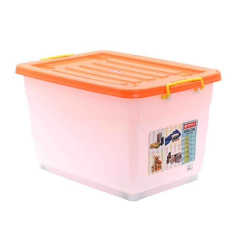 Promo Lion Star Box Container Wagon 50 (50 Liter) - Hijau Terbaru ...