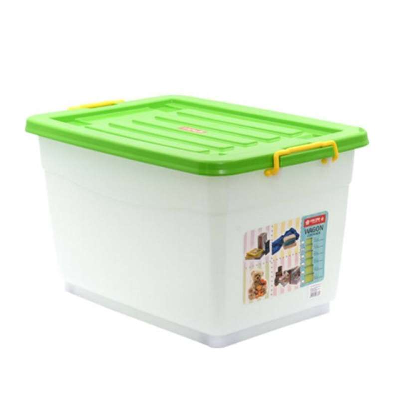 Promo Lion Star Box Container Wagon 50 (50 Liter) - Hijau Terbaru ...