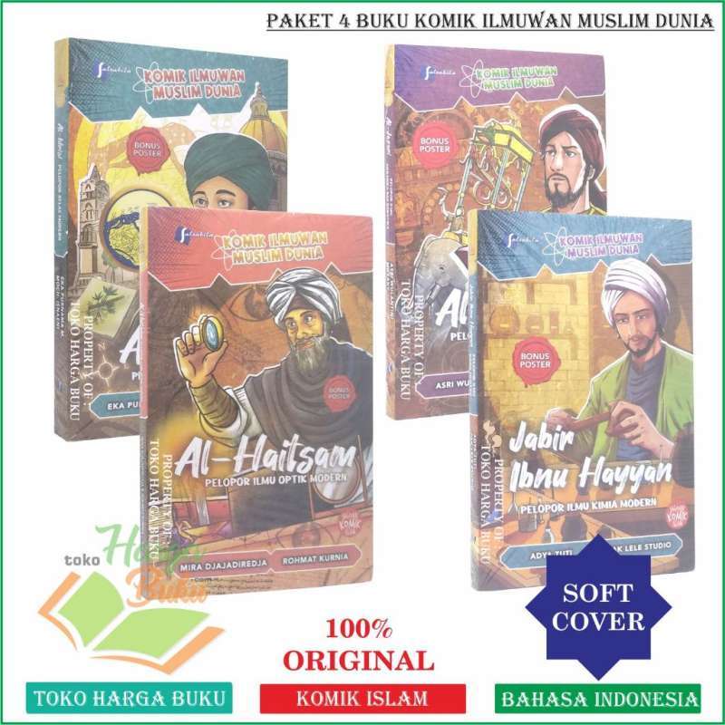 Promo Paket 4 Buku Al-haitsam Al-idrisi Al-jazari Jabir Ibnu Hayyan Komik Ilmuwan Muslim Dunia ...