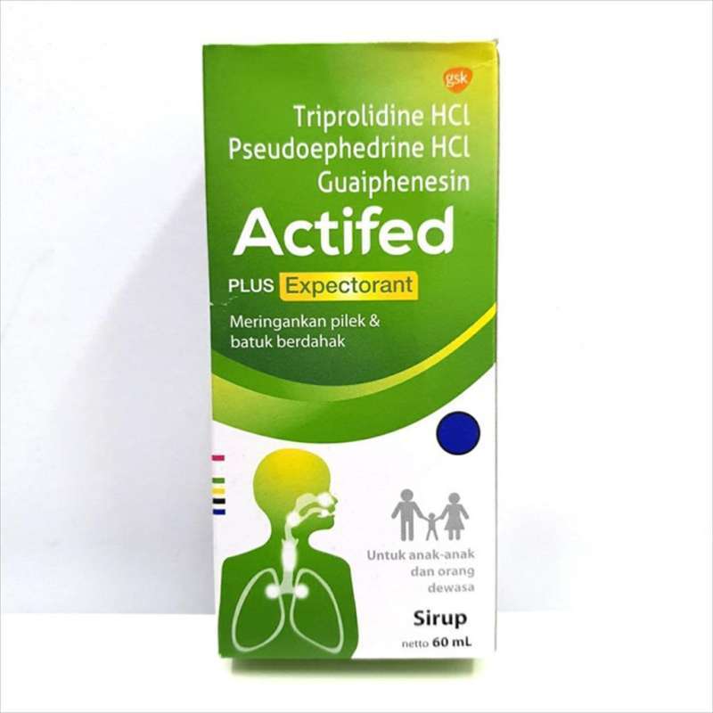 Jual ACTIFED PLUS EXPECTORANT SIRUP 60 ML di Seller Apotek Mose Sawah ...