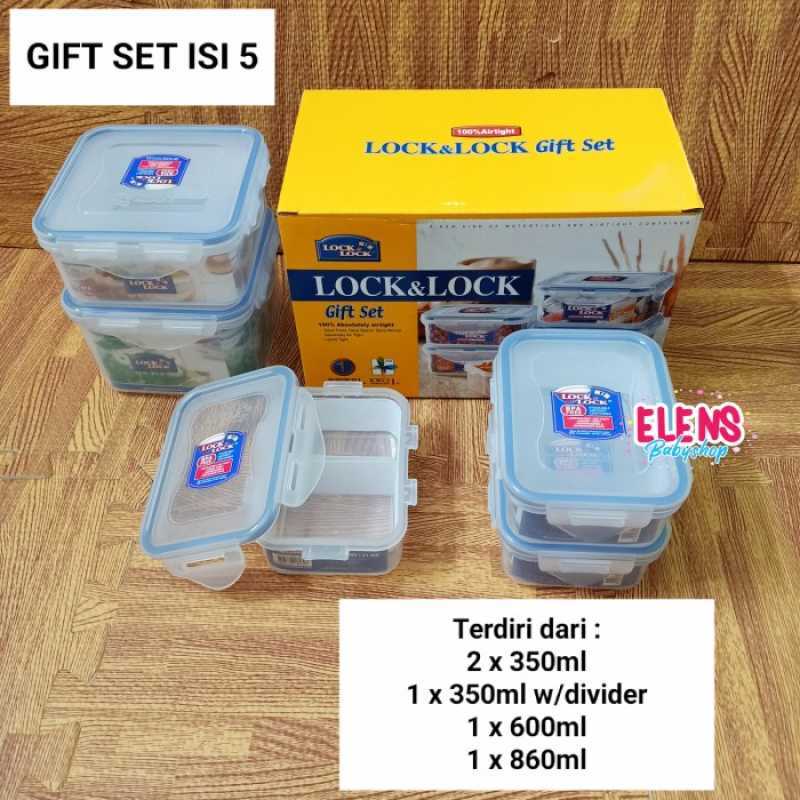 Promo LOCK N LOCK GIFT SET CONTAINER MAKANAN Diskon 50% di Seller ...