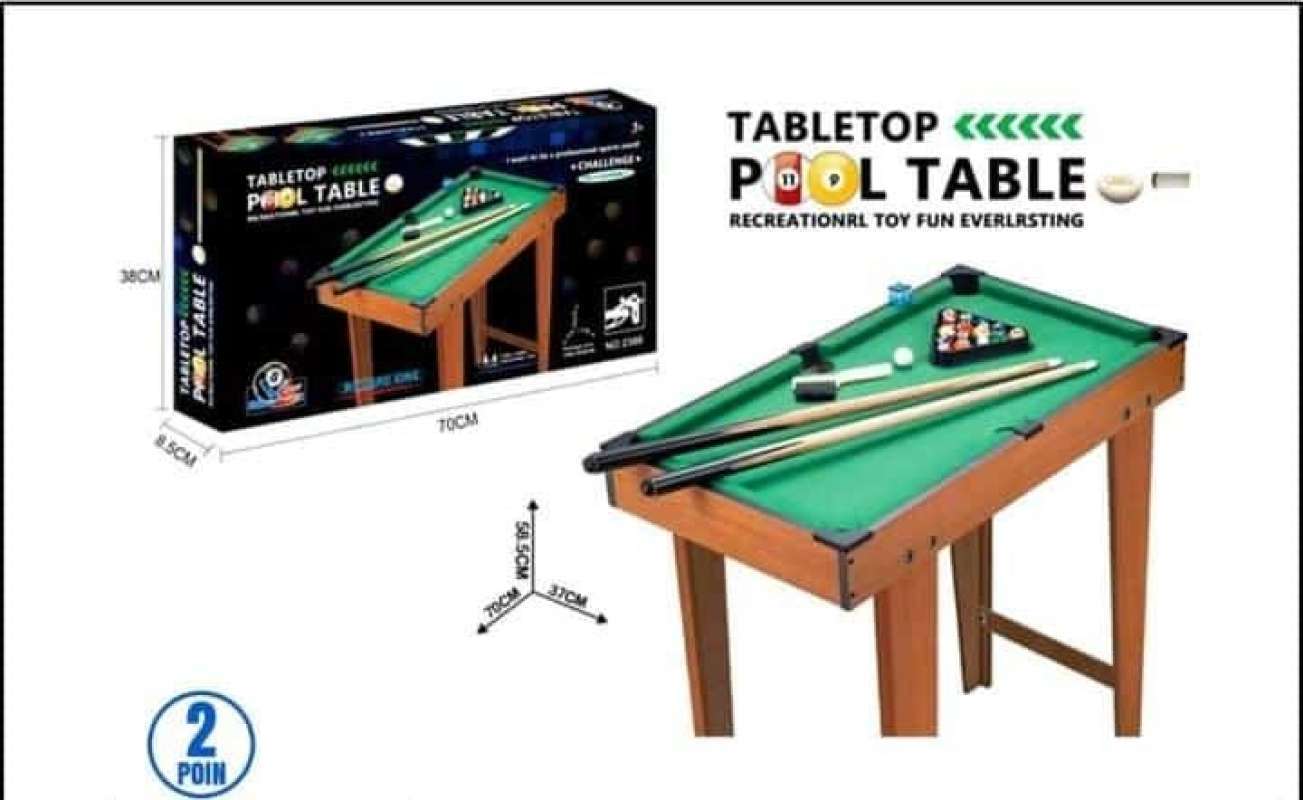 Jual Mainan Meja Billiard Mini Kayu Desktop Mini Billiard Pool Table ...