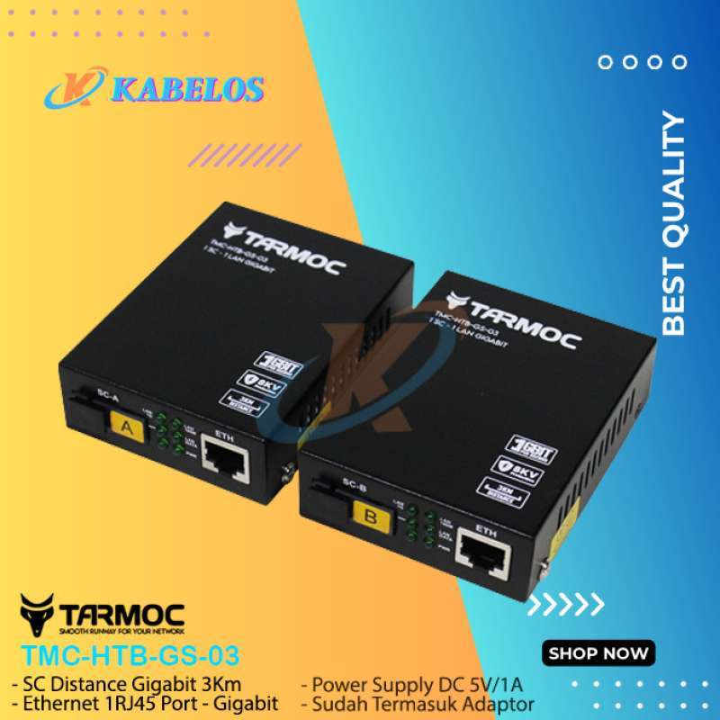 Promo Tarmoc TMC-HTB-GS-03 |Netlink GS03 1FO 1Lan Gigabit|Media Converter Diskon 9% di Seller ...
