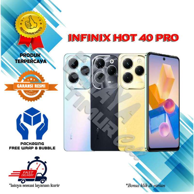 Promo Infinix Hot 40 Pro Smartphone Garansi Resmi Diskon 1% Di Seller Cahayati Murcell - Talang ...