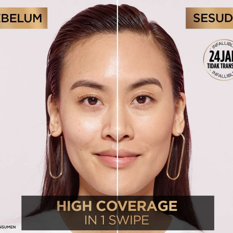 Promo L'OREAL PARIS Infallible 24H Fresh Wear Powder Foundation - 120 ...