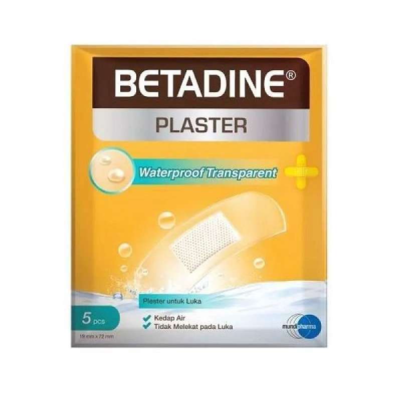 Jual BETADINE PLASTER WATERPROOF TRANS 5'S di Seller Hyfresh Rempoa Official Store - Rempoa ...