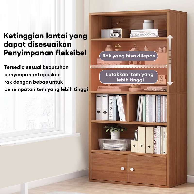 Promo Rak Buku Susun 180CM Lemari Buku Diskon 52% di Seller RMJ ...