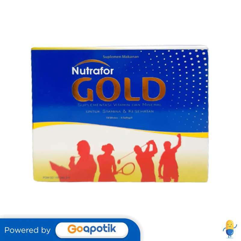 Jual Nutrafor Gold Box 40 Kapsul Di Seller Apotek Ifarma Panjer ...