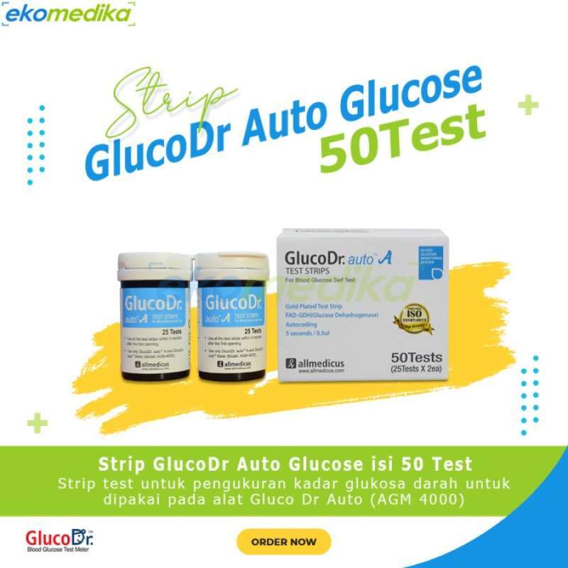 Promo Strip Gluco Dr Auto A Agm 4000 / Glucodr Auto Strip Gula Darah ...