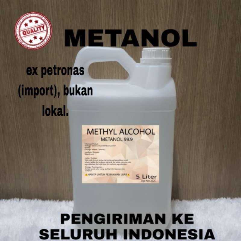 Promo METANOL METHANOL METIL MURNI / PELARUT 5 LITER Diskon 33% di ...