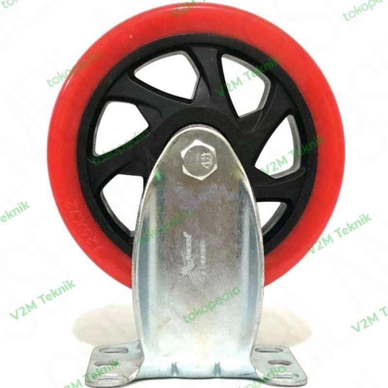 Promo Roda Caster Pvc Mati 4 Inch / Roda Trolley / Roda Kastor 4 Pvc ...