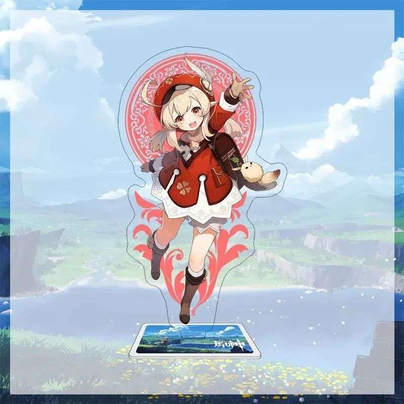 Jual Anime Klee Hutao Jean Beidou Keqing Akrilik Stand Figure Model ...