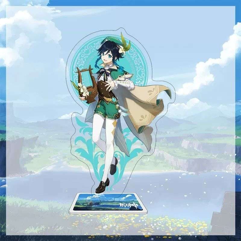 Jual Anime Klee Hutao Jean Beidou Keqing Akrilik Stand Figure Model ...