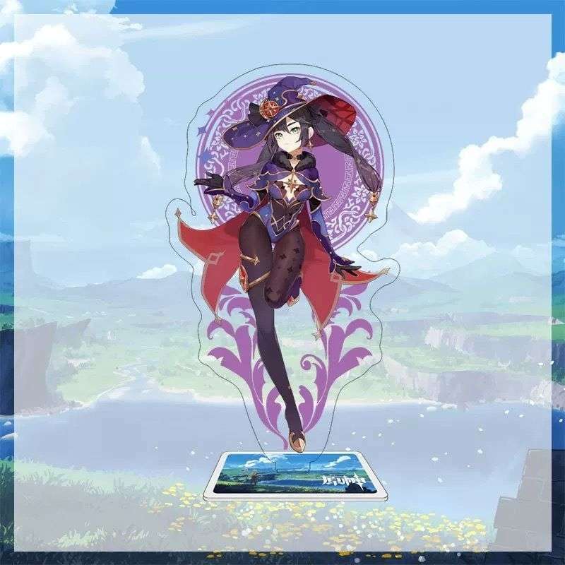 Jual Anime Klee Hutao Jean Beidou Keqing Akrilik Stand Figure Model ...