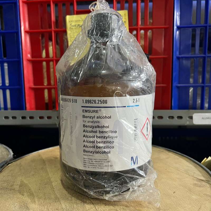 Jual BENZYL ALCOHOL / BENZIL ALKOHOL 2,5L GRADE PRO ANALIS | MERCK 1. ...