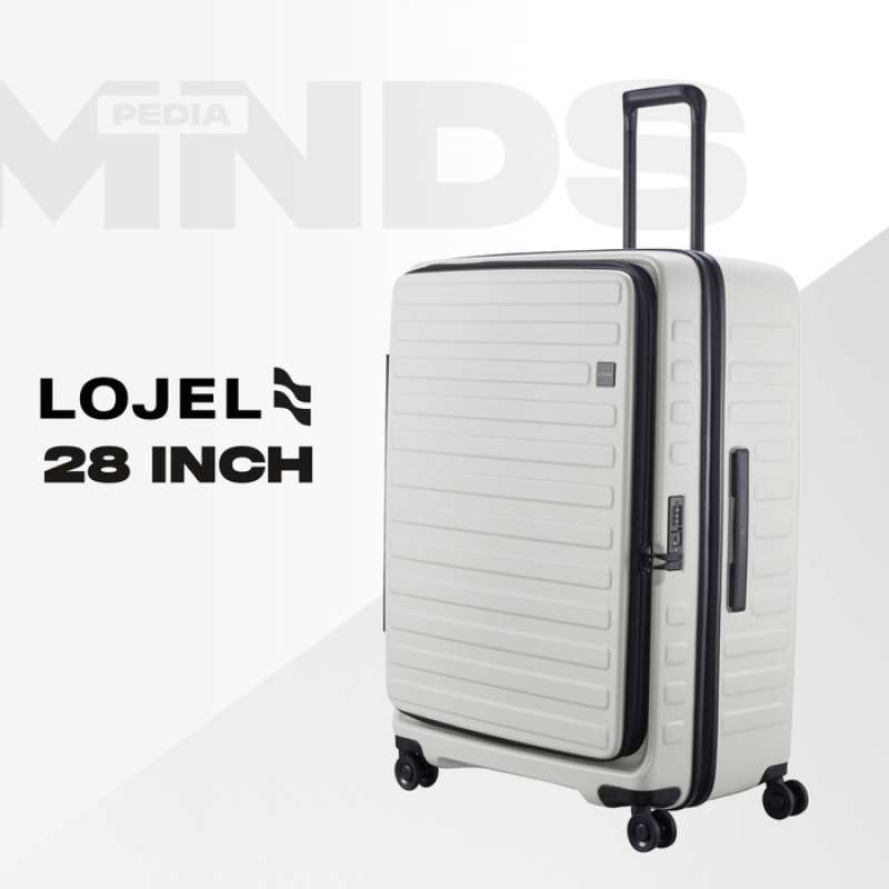 Promo Koper 28 Inch Lojel Cubo Large Bagasi Buka Depan - Putih Diskon ...