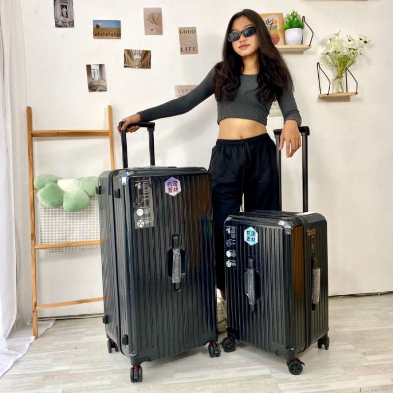 Promo Koper Travel Extra Big Size Zipper Alumunium Type Luggage ...
