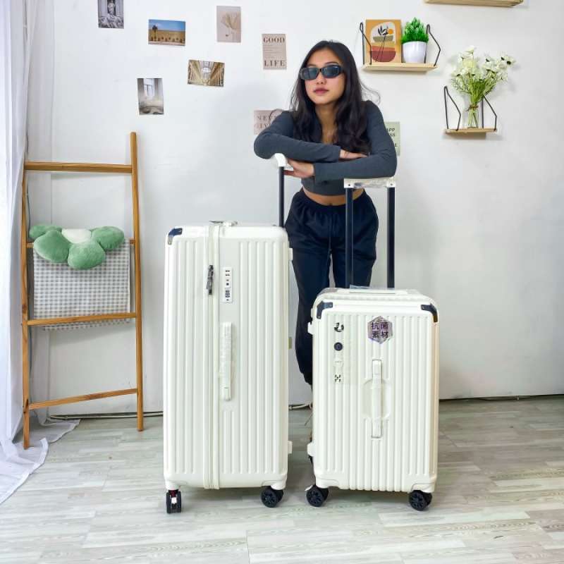 Promo Koper Travel Extra Big Size Zipper Alumunium Type Luggage ...