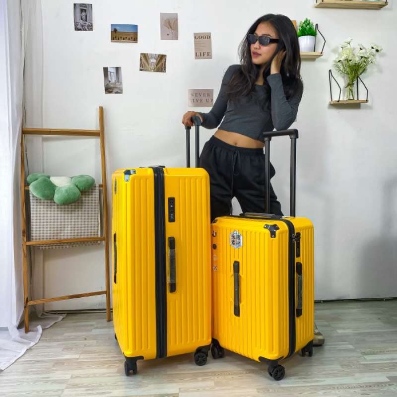 Promo Koper Travel Extra Big Size Zipper Alumunium Type Luggage ...