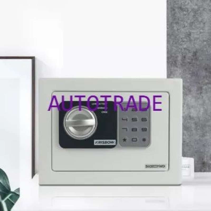 Promo KRISBOW BRANKAS BESI MINI 17NEF 1/3MM 4,6 LTR SAFETY BOX STEEL ...