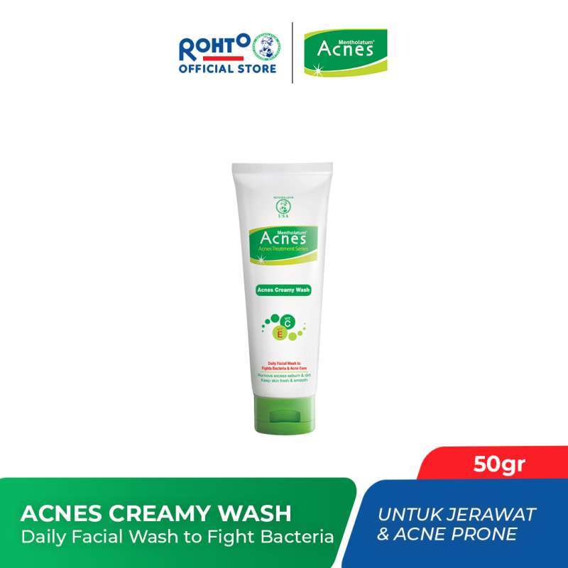 Promo Acnes Creamy Wash [50 G] Diskon 10% Di Seller Fresh By Bliblimart ...