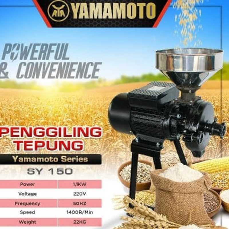 Promo Mesin giling tepung kopi SY150 listrik YAMAMOTO Diskon 23% di ...
