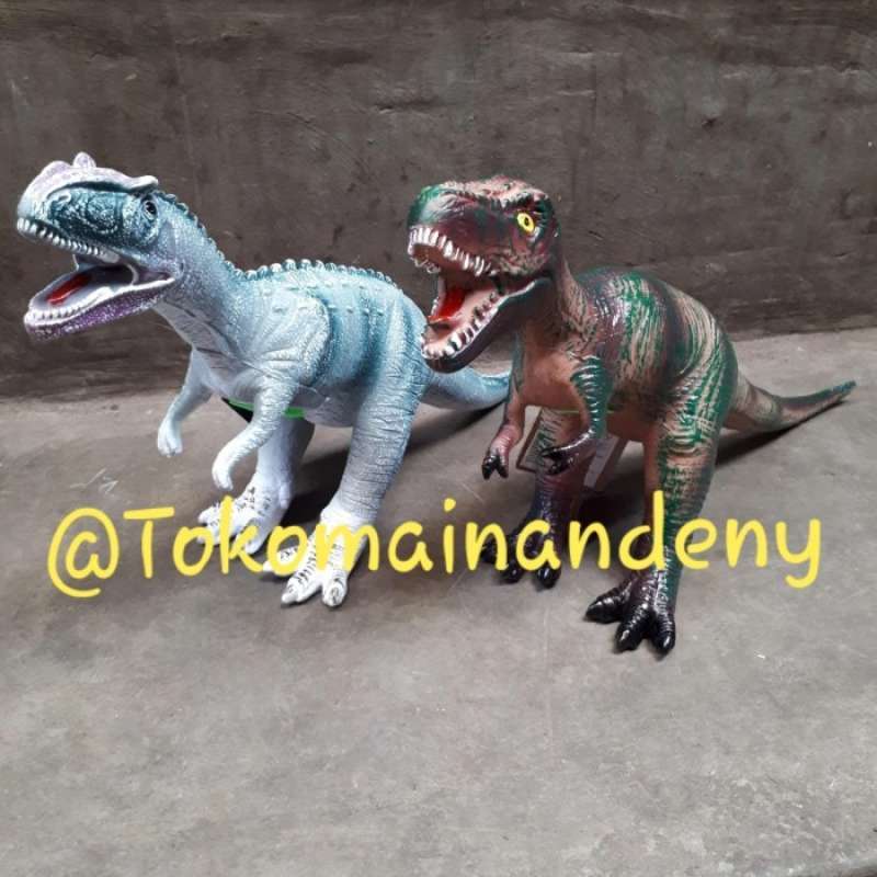 Promo MAINAN MINIATUR DINOSAURUS KARET T REX JUMBO Diskon 23% di Seller ...