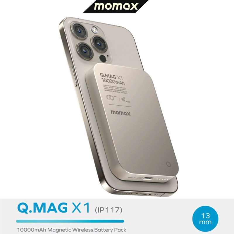 Jual Wireless Powerbank Momax Q Mag X1 10000mah MagSafe Fast Charging ...