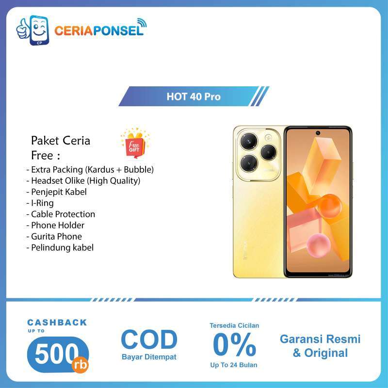 Promo Infinix Hot 40 Pro 8/256gb 12/256gb Mediatek Helio G99 (6nm ...