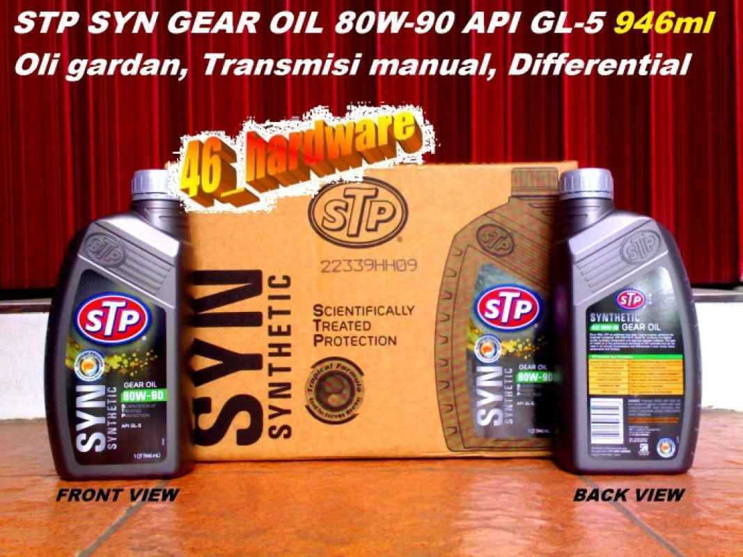 Promo STP SYN GEAR OIL 80W-90 80W90 API GL-5 OLI GARDAN TRANSMISI ...