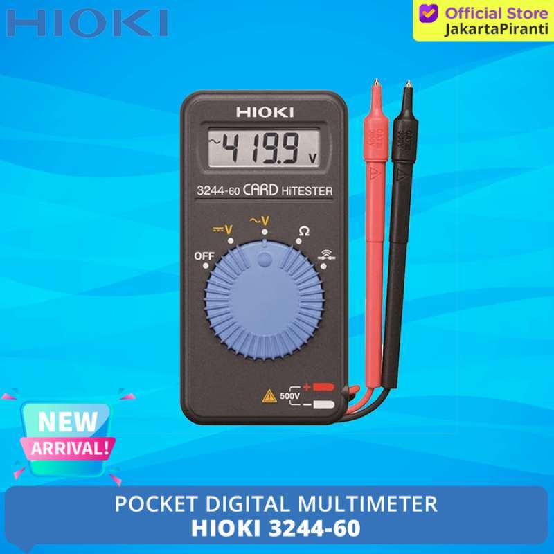 Promo Digital Multimeter Card Hitester Digital Multi Meter Hioki 3244 ...