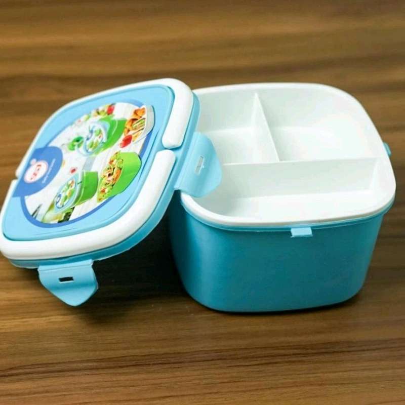 Jual Rantang Makan Susun Satu Segi/ Lunch Box Plastik Ssj - Pink Di ...