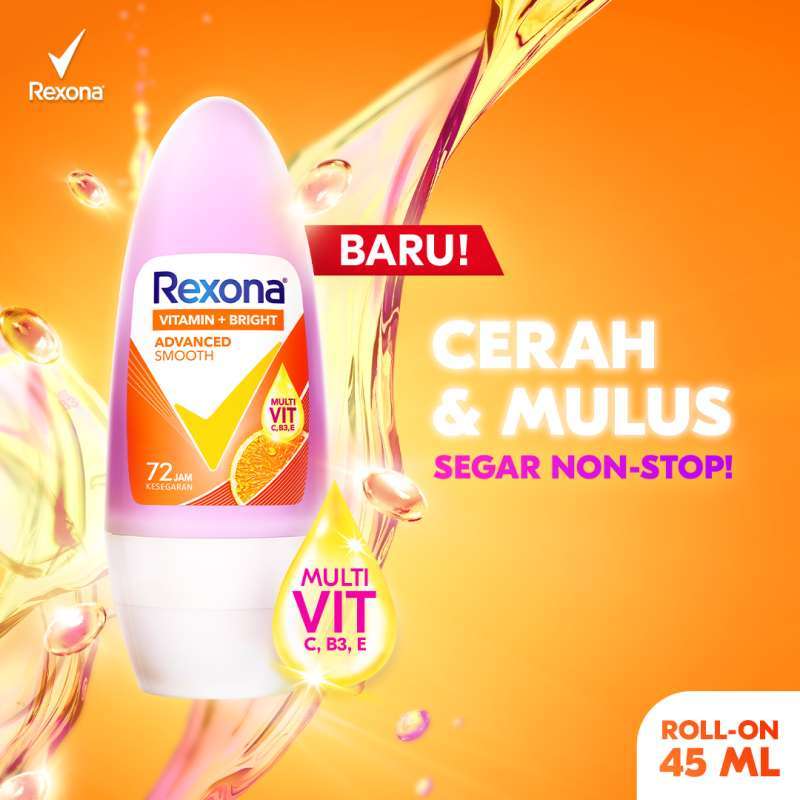 Promo Rexona Women Advanced Smooth Roll-on Deodorant [45 Ml] Diskon 3% ...