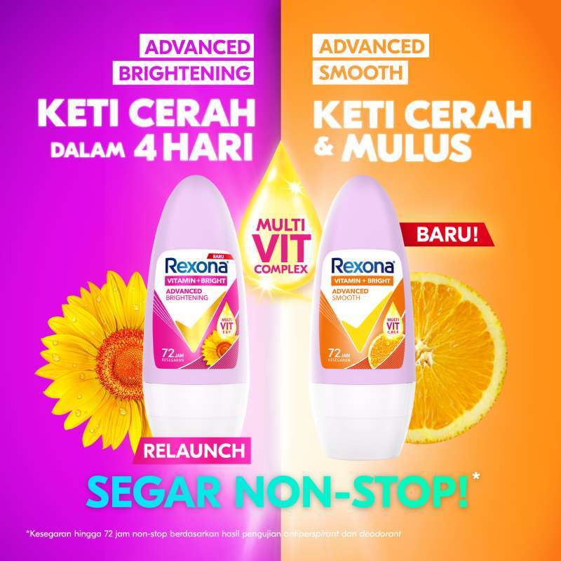 Promo Rexona Women Advanced Smooth Roll-on Deodorant [45 Ml] Diskon 3% ...