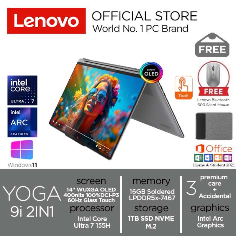 Promo Lenovo Yoga 9i 2in1 Intel Ultra 7 155h 1tb Ssd 16gb 4k Oled Touch ...