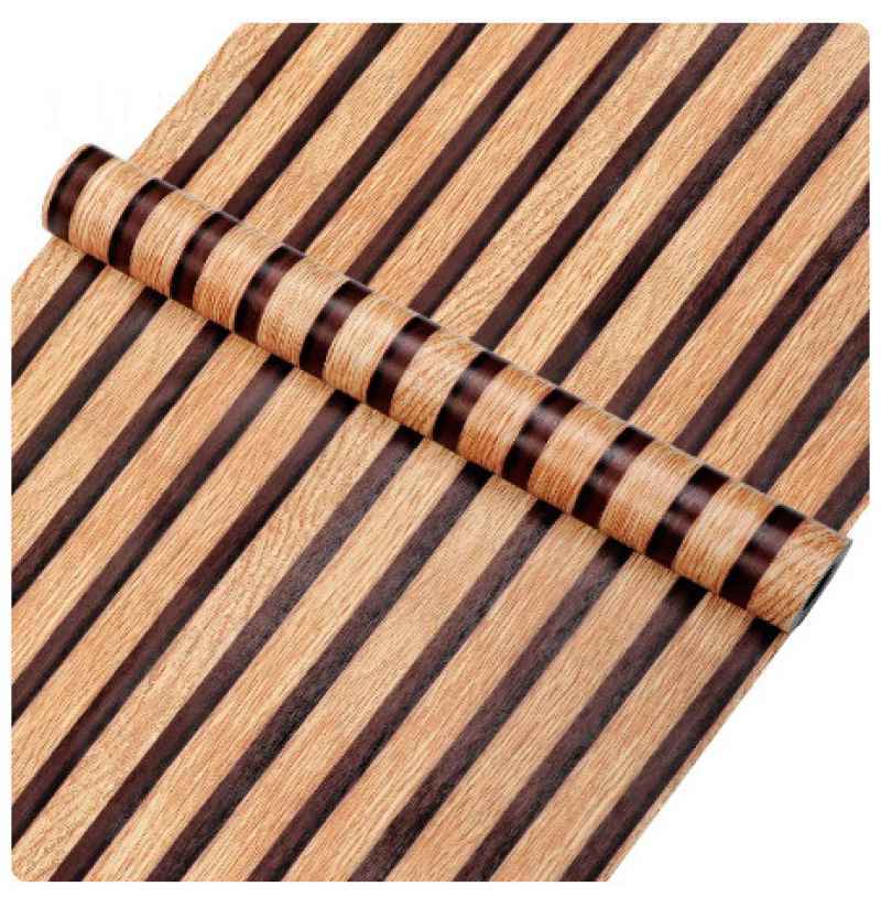Jual Home Wallpaper Sticker Dinding Kayu Salur Tua 45cm X 10 M Kayu