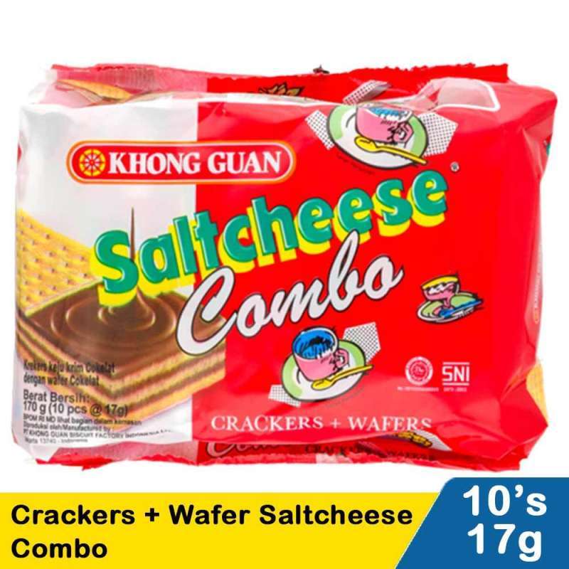 Jual Khong Guan Crackers Varian Cream Krekers Krim / Saltcheese Regular ...