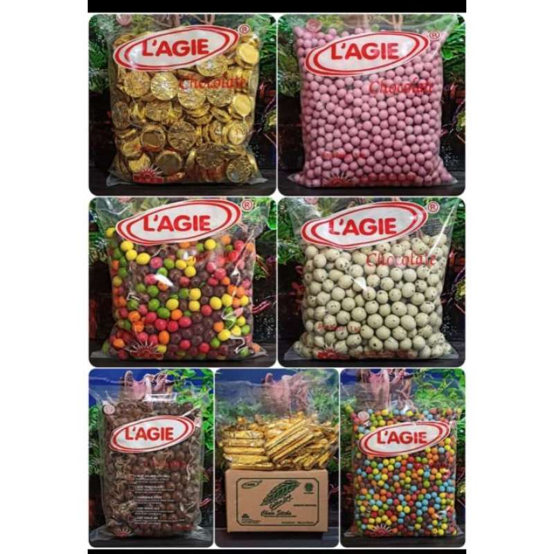 Jual Lagie Golden City Chocolate Choco Ball Gold Coin Halal 1kg / 1 Kg ...