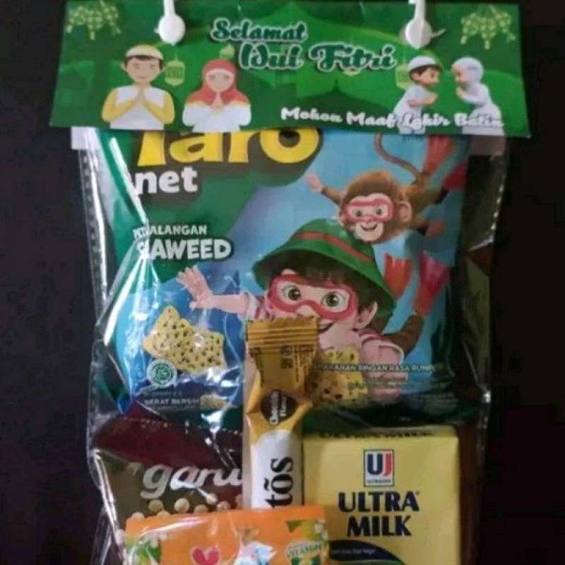 Jual Paket Snack Lebaran Anak/hamper Idul Fitri Anak/ Thr Anak Di ...