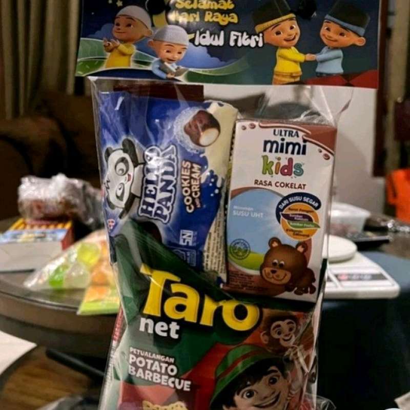 Jual Paket Snack Lebaran Anak/hamper Idul Fitri Anak/ Thr Anak Di ...