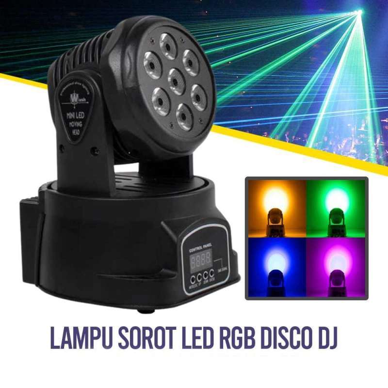 Promo Shehds Lampu Sorot Panggung Led Spotlight Stage Rgb Dmx512 150w ...