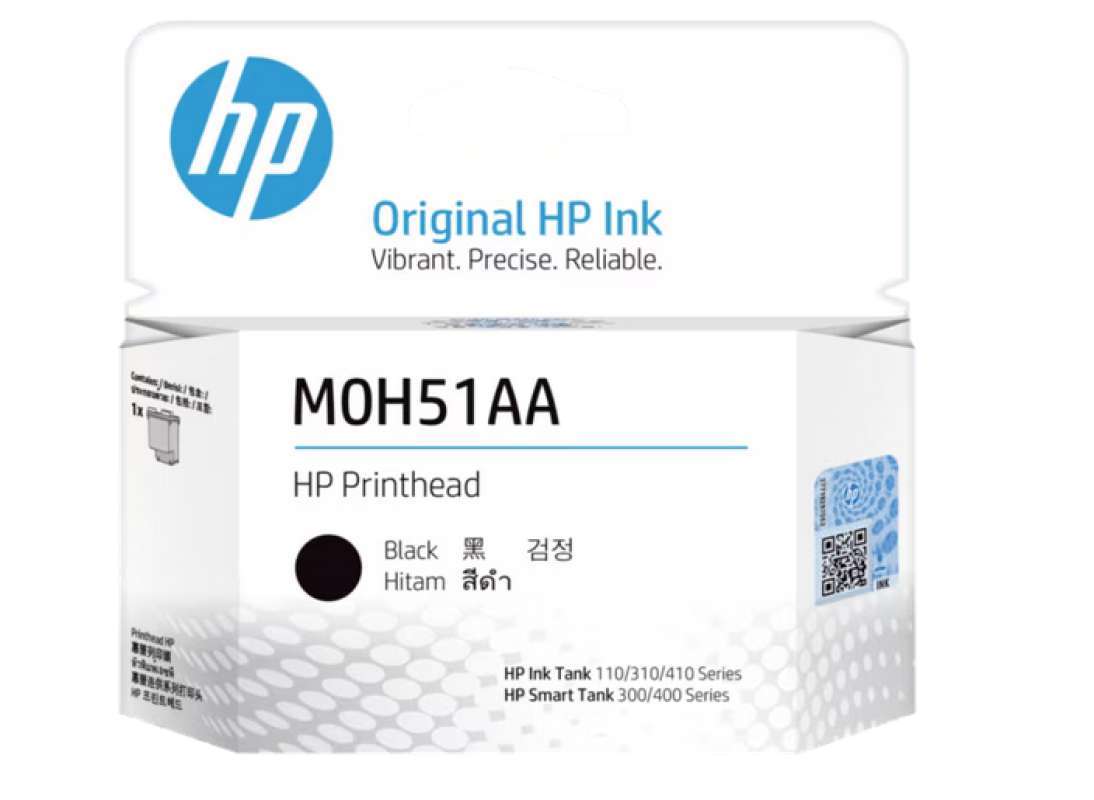 Jual Hp Ink Black (moh51aa) Tri-color (moh50aa) Replacement Printhead ...